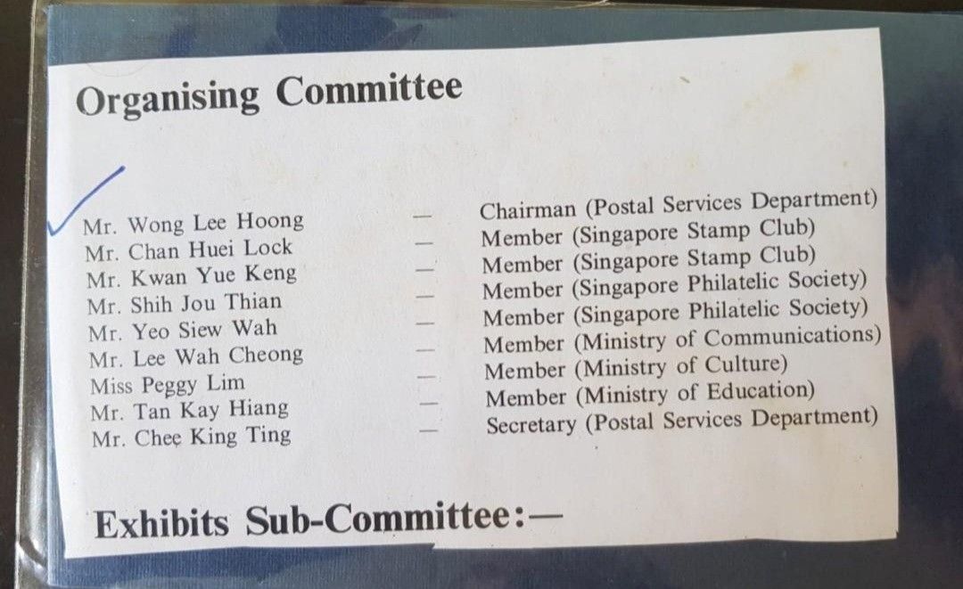 1977 envelope with Goh Chok Tong signature, Hobbies & Toys, Memorabilia ...