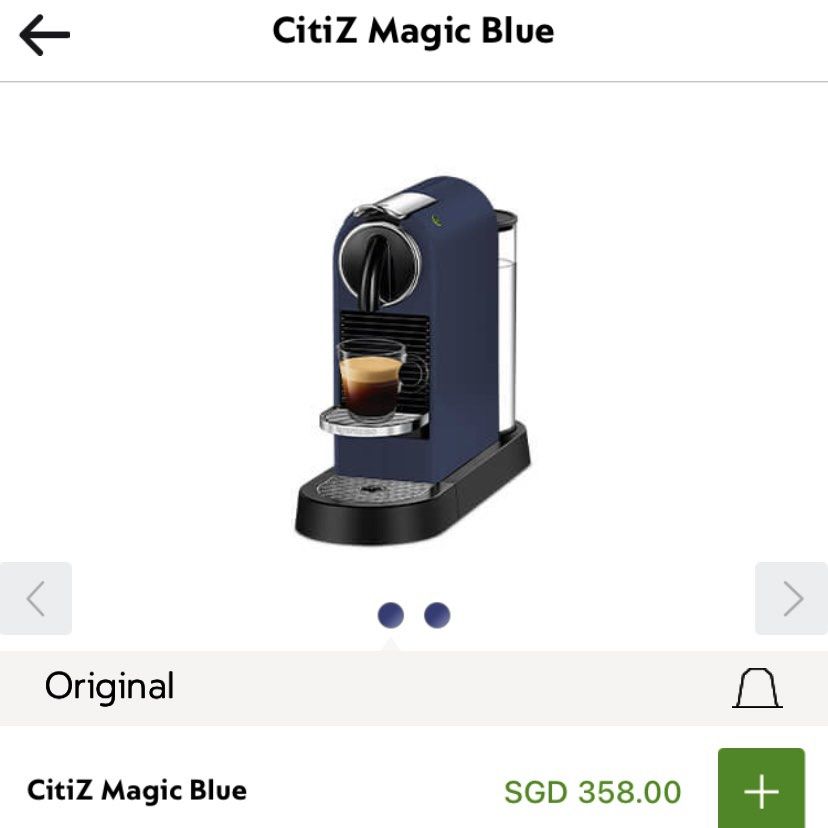 *NEW SET! 30% OFF Nespresso INISSIA PIXIE CITIZ OL Coffee Machine, TV ...