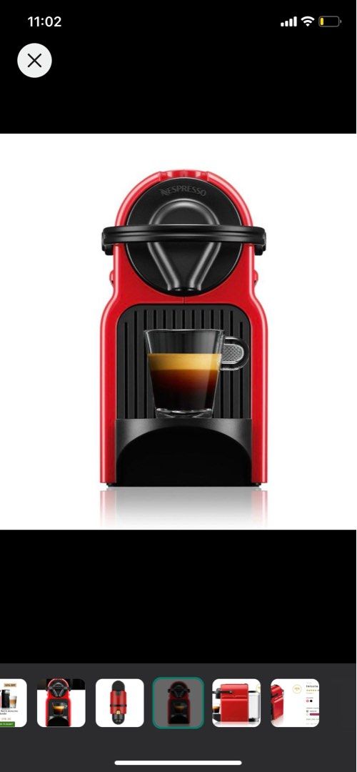 30% OFF Nespresso ORIGINAL INISSIA PIXIE CITIZ Coffee Machine, TV ...