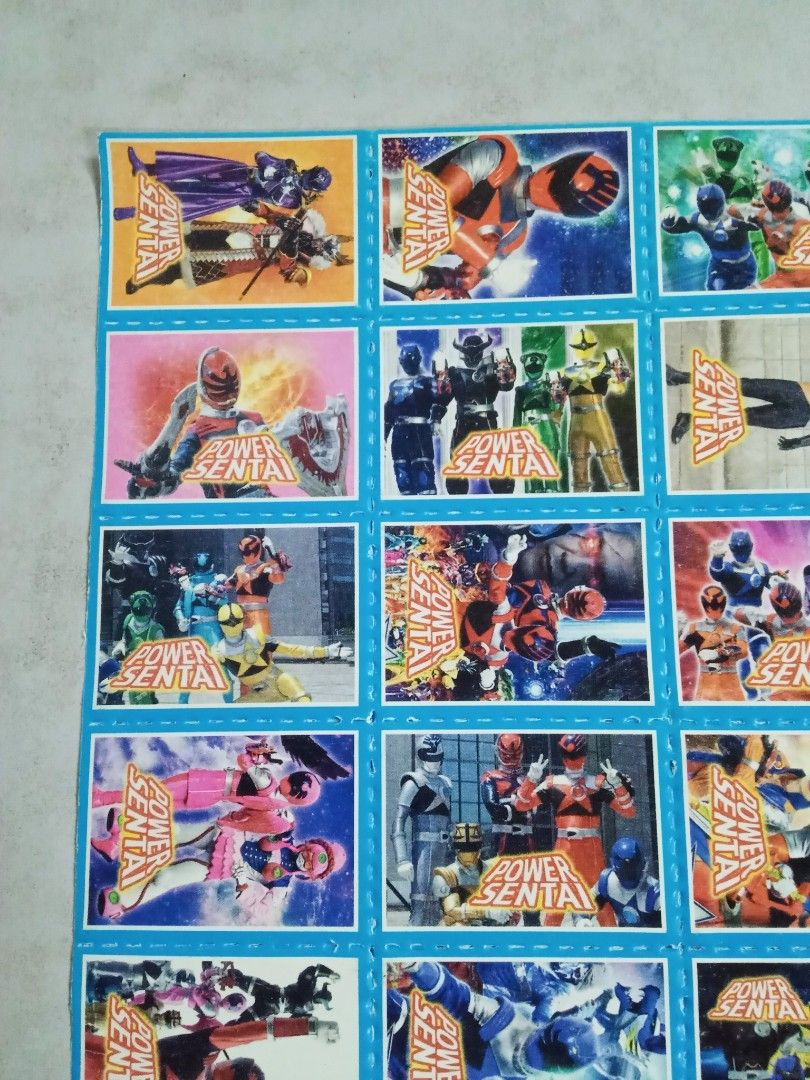 32 Pcs Uchu Sentai Kyuranger, Power Rangers Cosmic Fury Playing Cards ...