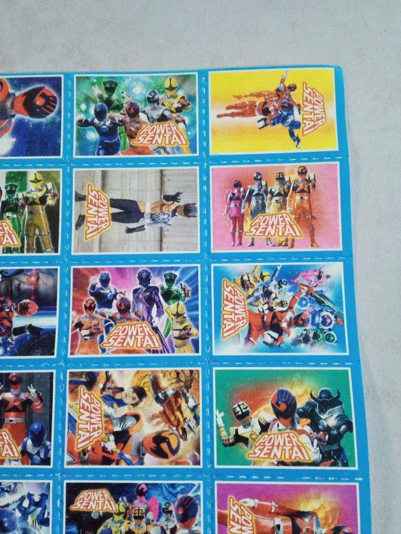 32 Pcs Uchu Sentai Kyuranger, Power Rangers Cosmic Fury Playing Cards ...