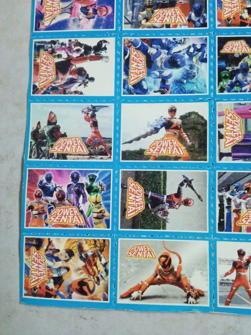 32 Pcs Uchu Sentai Kyuranger, Power Rangers Cosmic Fury Playing Cards ...