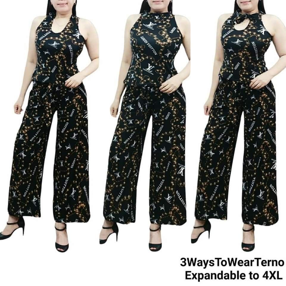 3 WAYS TO WEAR HALTERED TERNO SQUAREPANTS, Women's Fashion, Dresses ...
