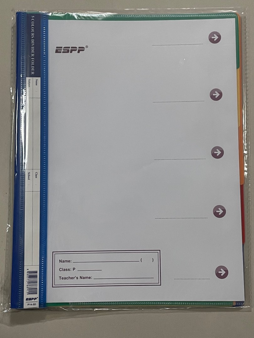 5C Divider File-Dark Blue, Hobbies & Toys, Stationery & Craft ...