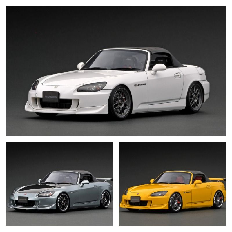 [預購] Ignition Model 1/18 Honda S2000 (AP2) Yellow / Dark Silver / White ...