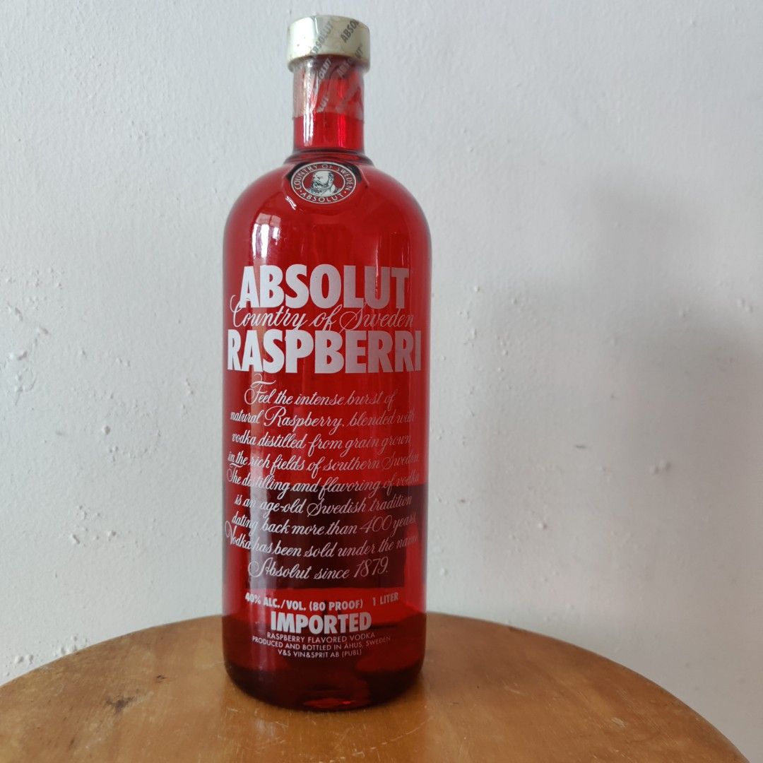 Absolut Raspberry/Citron/Ruby Red, Food & Drinks, Alcoholic Beverages ...