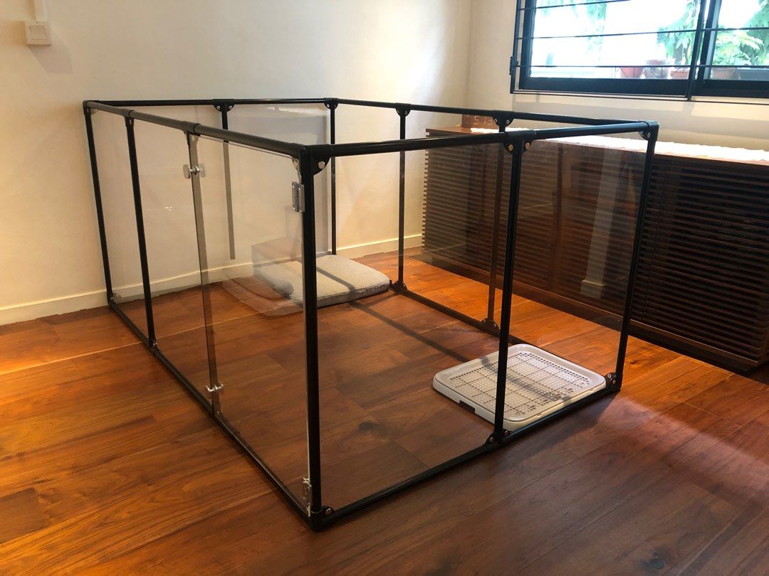 Acrylic Playpen for pets, Pet Supplies, Homes & Other Pet Accessories ...