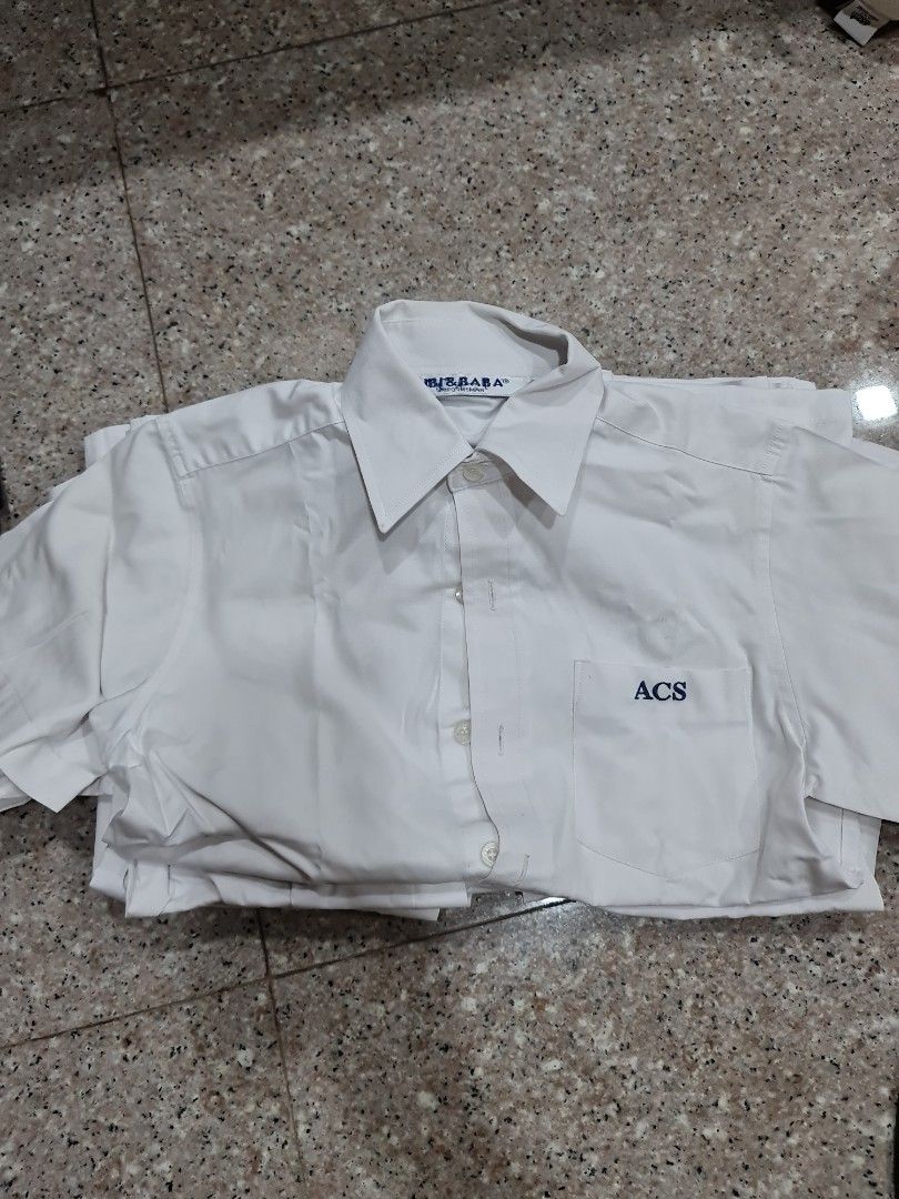 ACS Junior School Uniform, Men's Fashion, Tops & Sets, Formal Shirts on ...