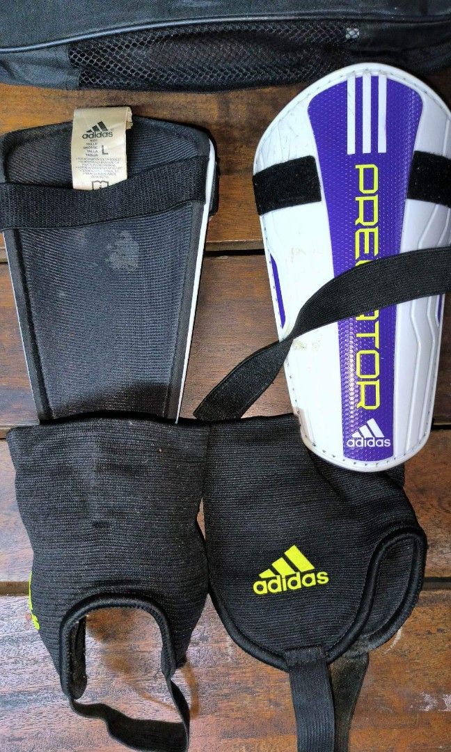 Adidas predator shin protector pads, Sports Equipment, Sports & Games ...