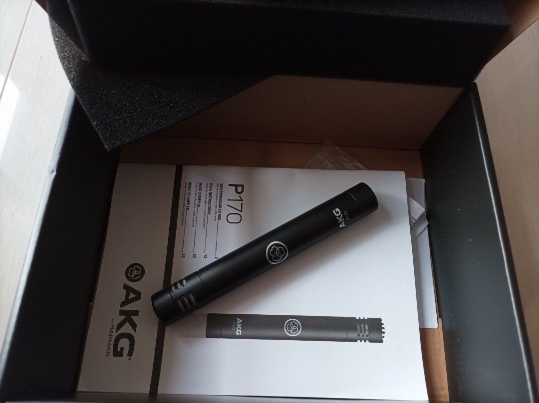 AKG condenser mic, Audio, Microphones on Carousell