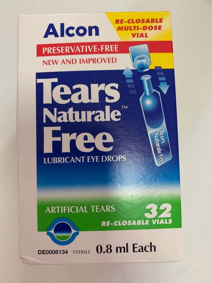 Alcon Tears Naturale Free Lubricant Eye Drops, Beauty & Personal Care ...
