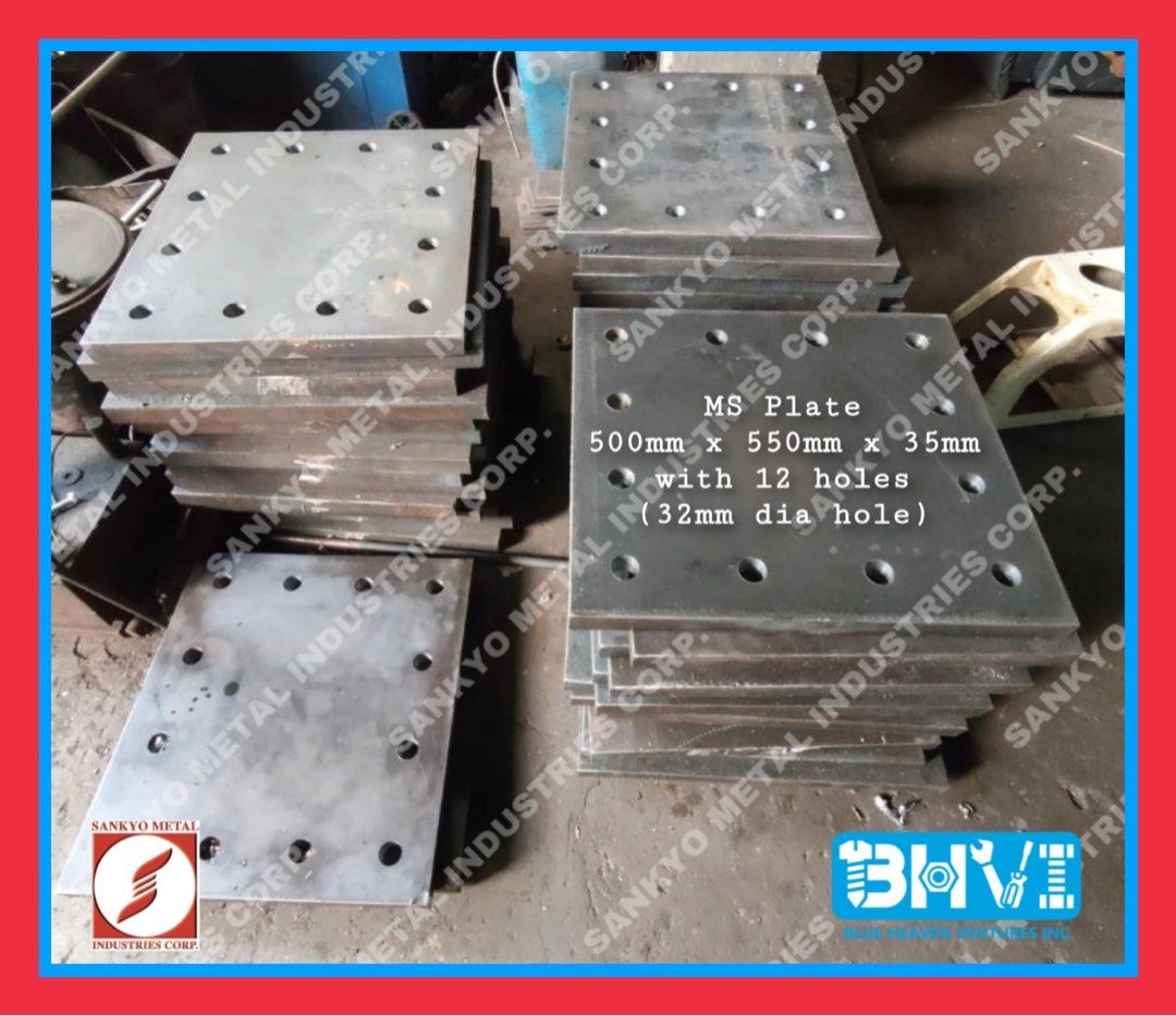 Anchor bolt and Baseplate or MS plate, Commercial & Industrial ...