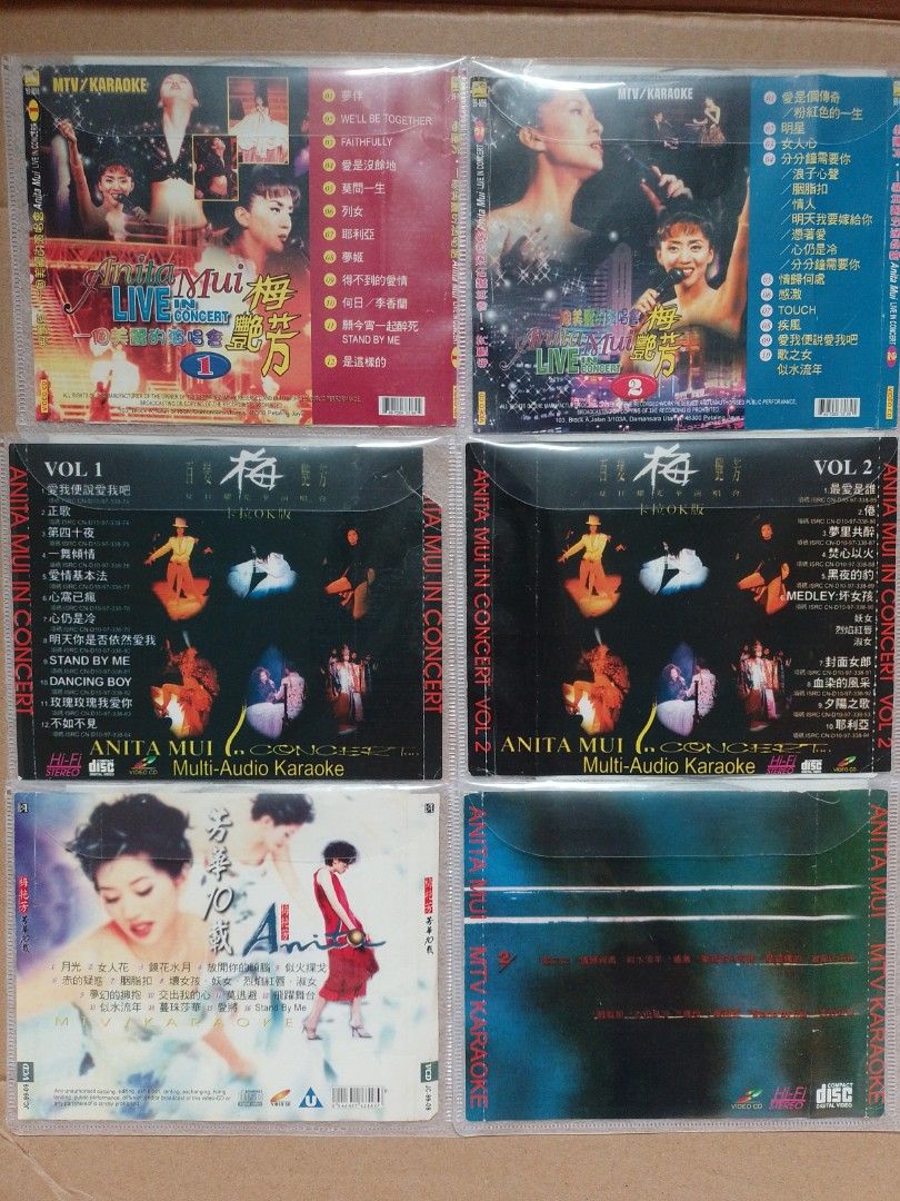 Anita Mui VCD Karaoke, Hobbies & Toys, Music & Media, CDs & DVDs on Carousell