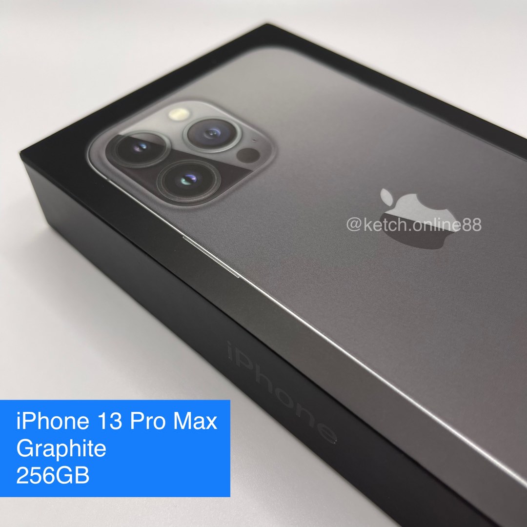 APPLE iPhone 13 Pro Max, Graphite, 256GB, Mobile Phones & Gadgets ...