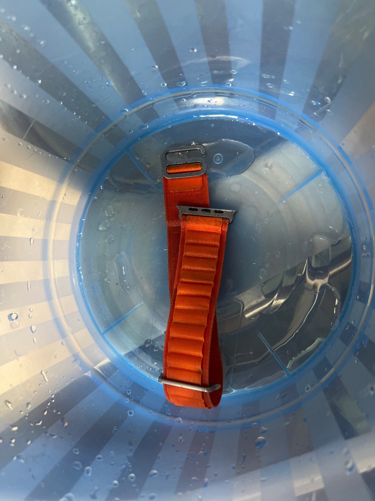 Apple Watch ultra orange alpine loop L size, Luxury, Watches on Carousell