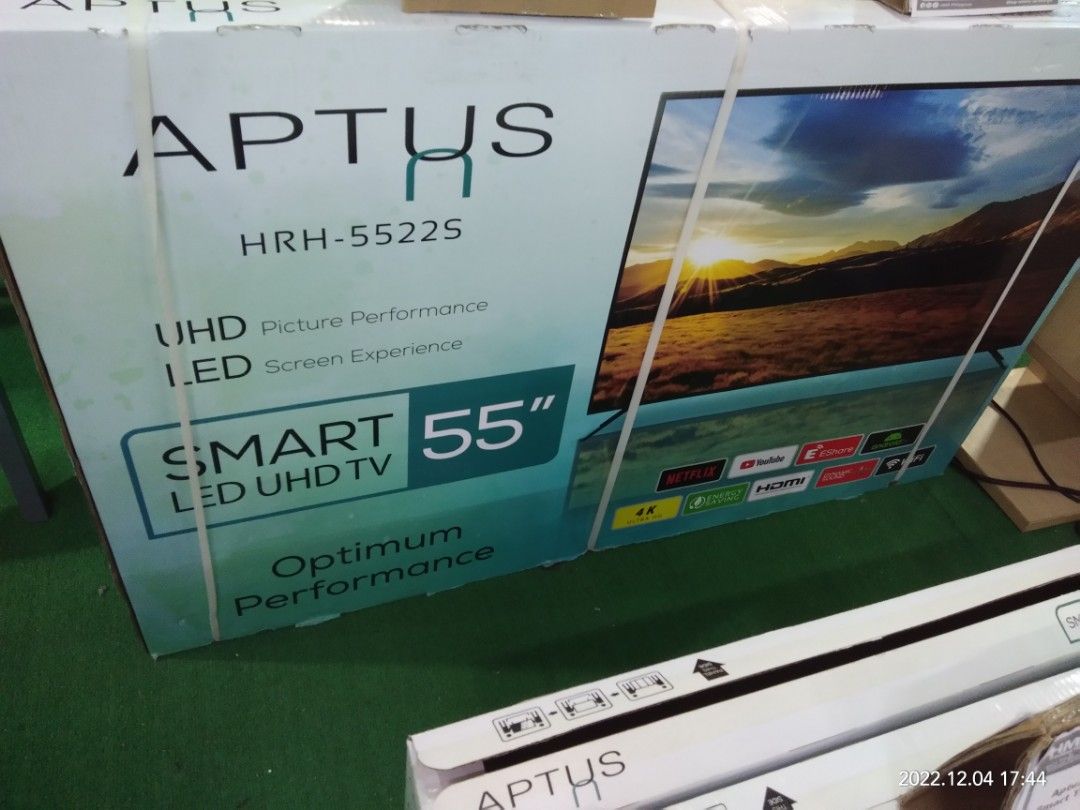 Aptus smart TV led hd 55inch Mode of payment Cash Gcash Card BDO, Metrobank,BPI Pick up/dilivery ...