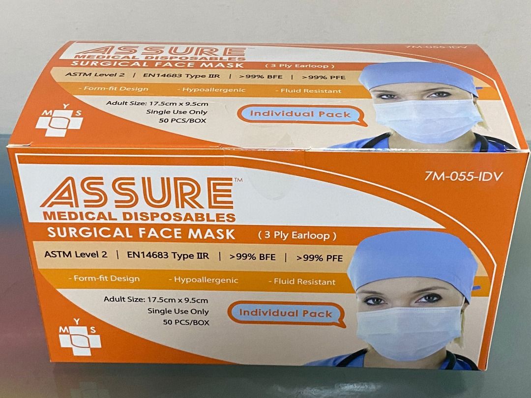 ASSURE & YUKARE Surgical Masks & 3M N95 8210 ($4.50 - $32 Per Box ...