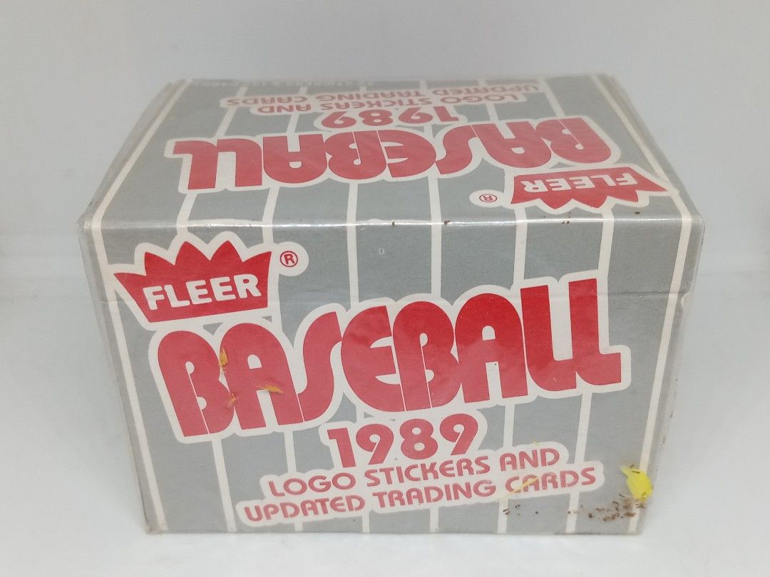 Authentic Sealed 1989 Fleer Baseball Logo Stickers & Updated Trading ...