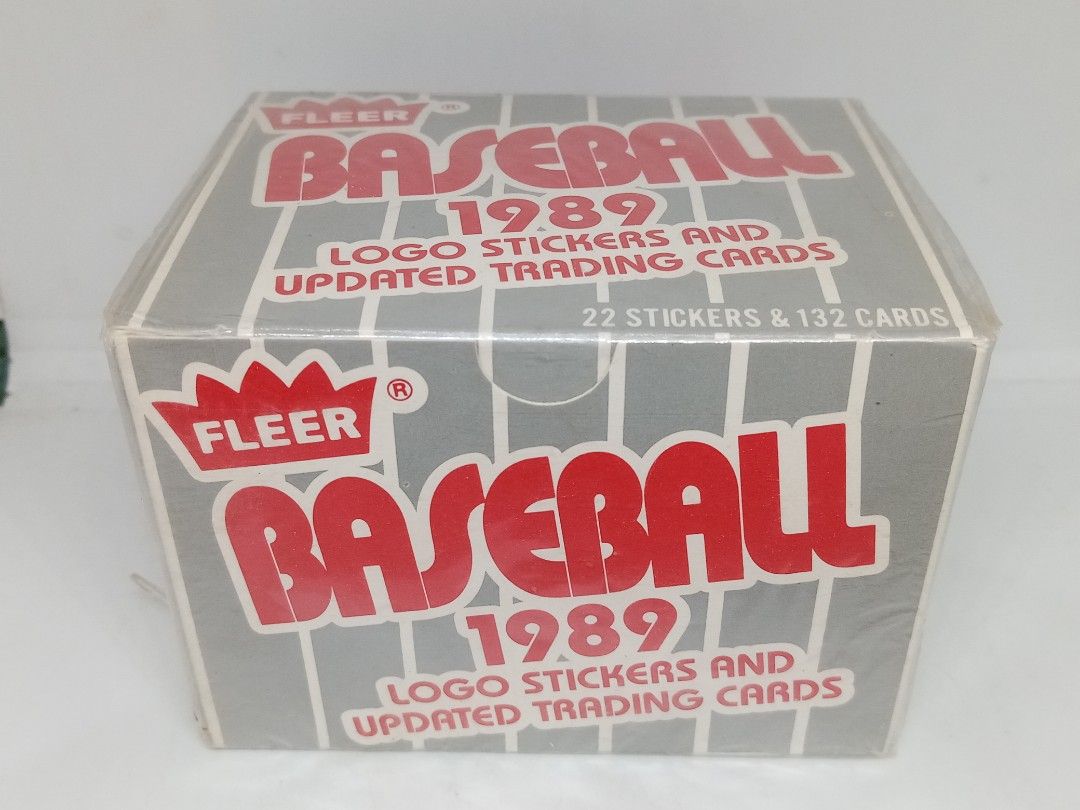 Authentic Sealed 1989 Fleer Baseball Logo Stickers & Updated Trading ...