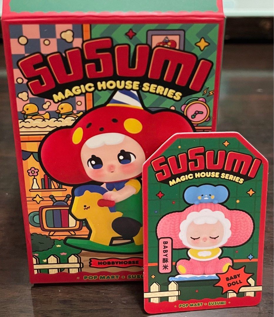 baby susumi 酥酥米 盲盒 popmart pop mart, 興趣及遊戲, 玩具 & 遊戲類 - Carousell