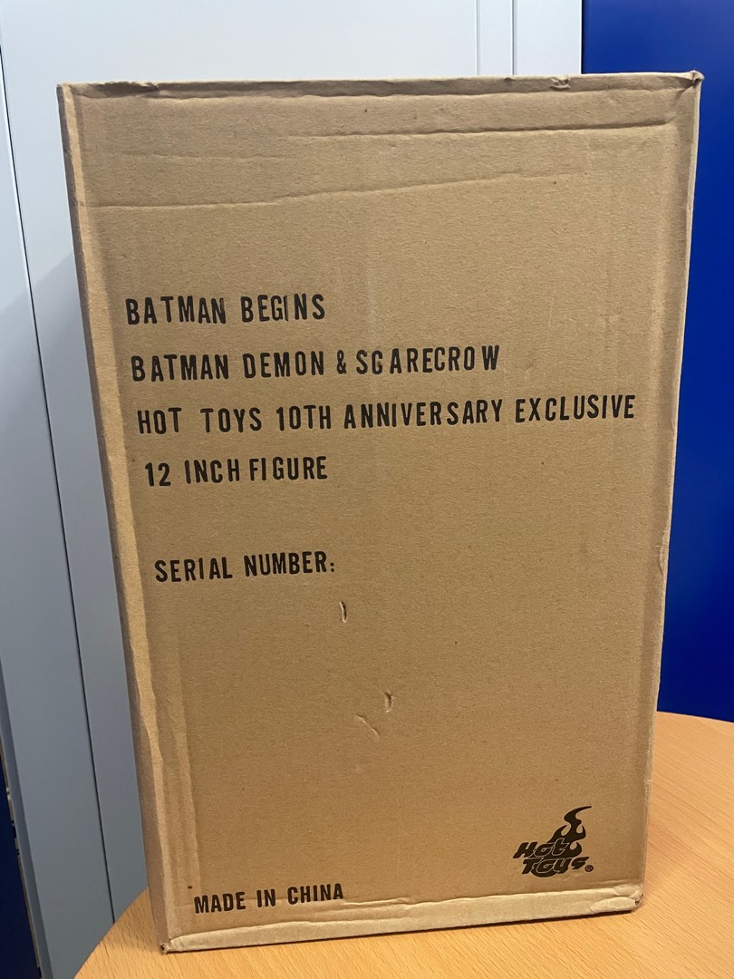 Batman demon & scarecrow , Hottoys 10th anniversary Exclusive 12 inch ...