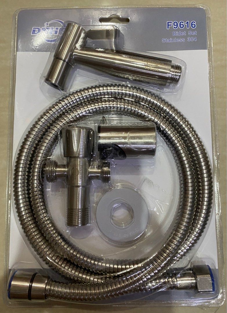 New Arrival!!! Bidet set with 2 way angle valve, Furniture & Home ...