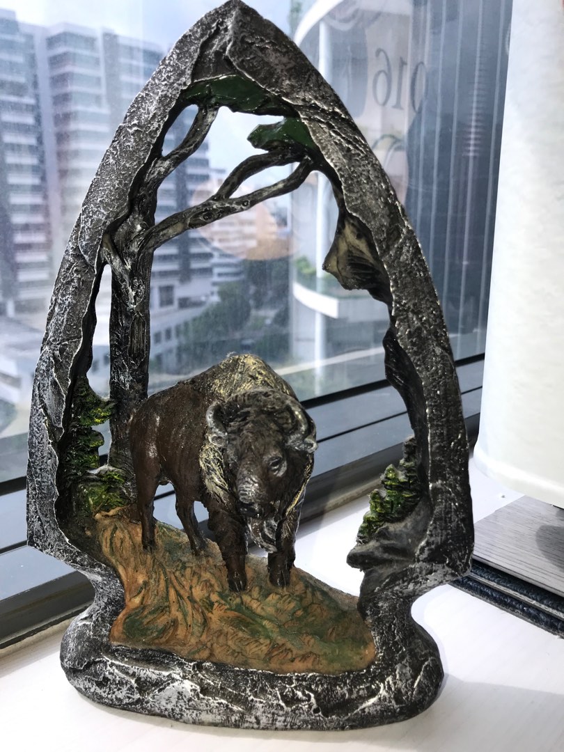 Arrowhead Bison sculpture, Furniture & Home Living, Home Decor, Other ...
