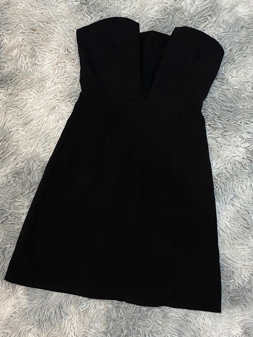 Black basic tube evening party dress, Women's Fashion, Dresses & Sets ...