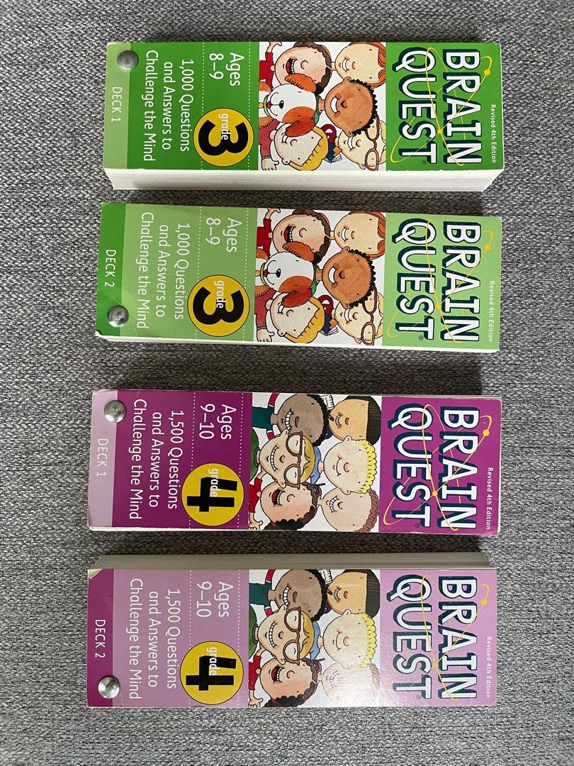 Brain Quest Grade 3 and Grade 4, Hobbies & Toys, Books & Magazines ...