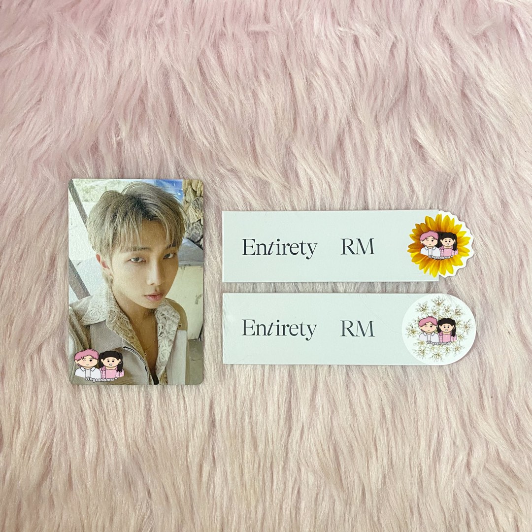 BTS RM Namjoon Entirety Photo Folio NRPC + Bookmarks, Hobbies & Toys ...