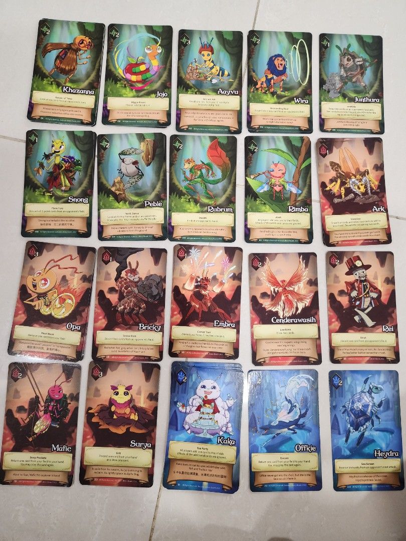 Bugs Cards, Hobbies & Toys, Toys & Games on Carousell