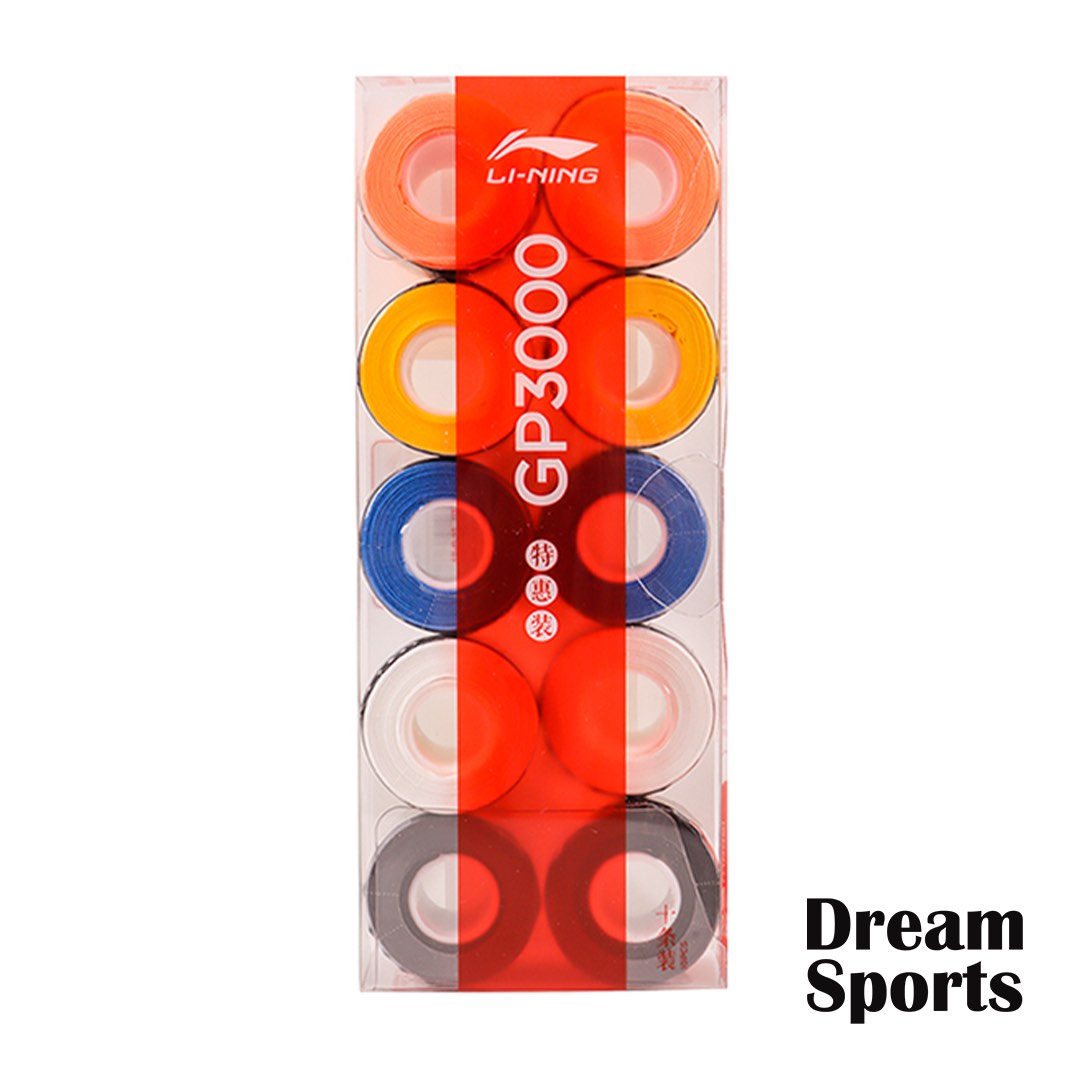 [Bundle of 3] LI-NING GP3000 Badminton Grip Series, Sports Equipment ...