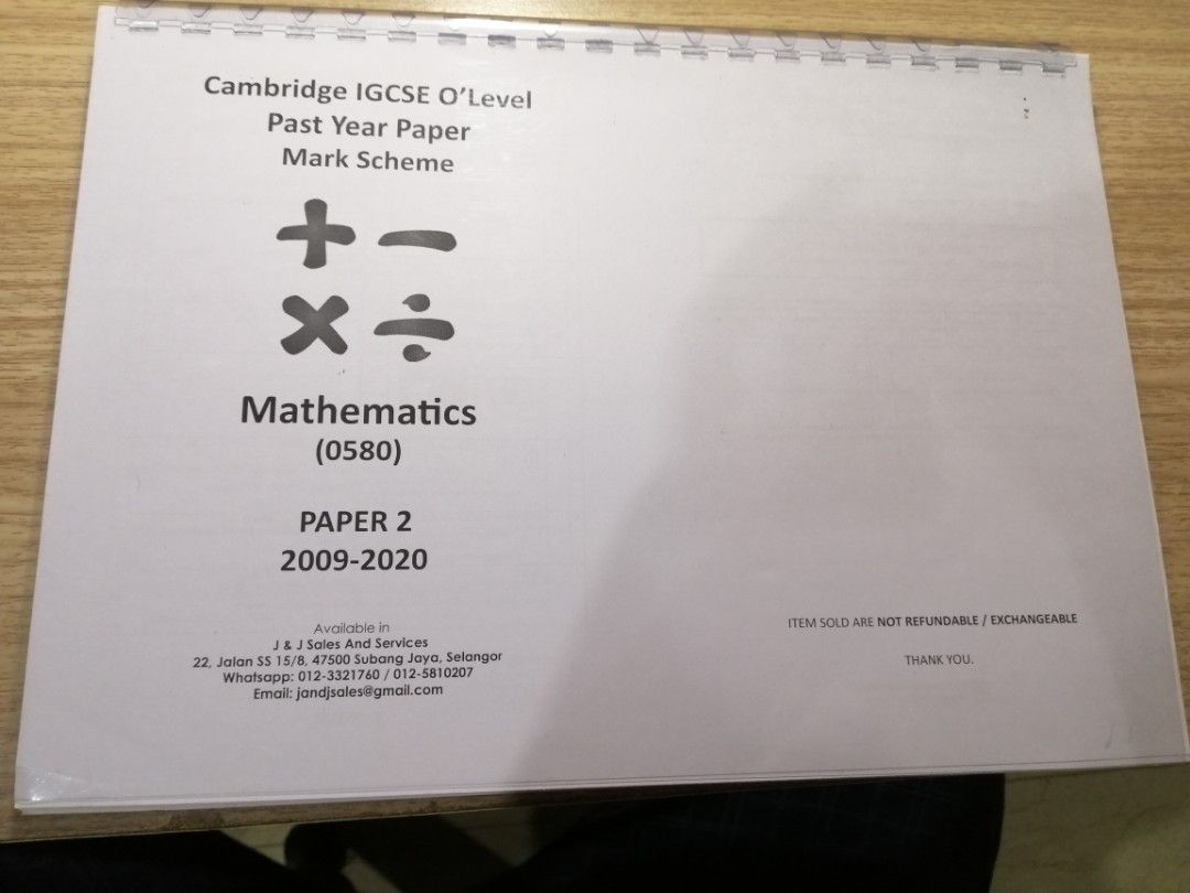 Cambridge IGCSE Maths 0580 Paper 2 yearly questions 2009-2020, Hobbies ... Cambridge IGCSE Maths 0580 Paper 2 yearly questions 2009-2020, Hobbies ...