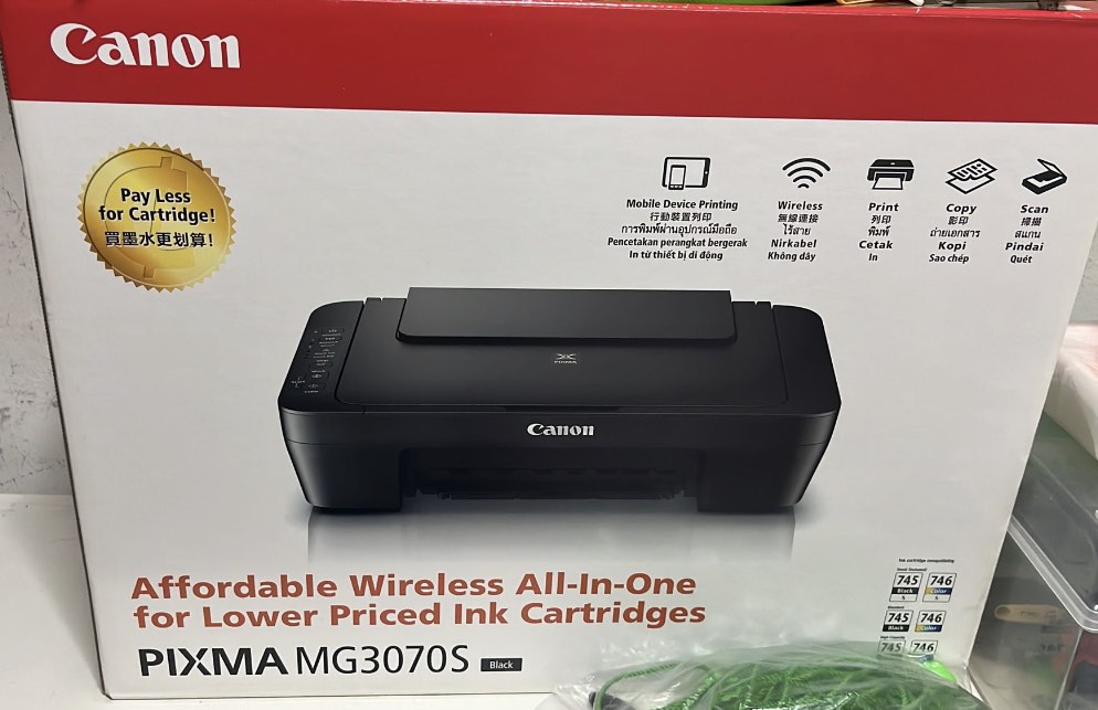 Canon PIXMA MG3070S, Computers & Tech, Printers, Scanners & Copiers on ...