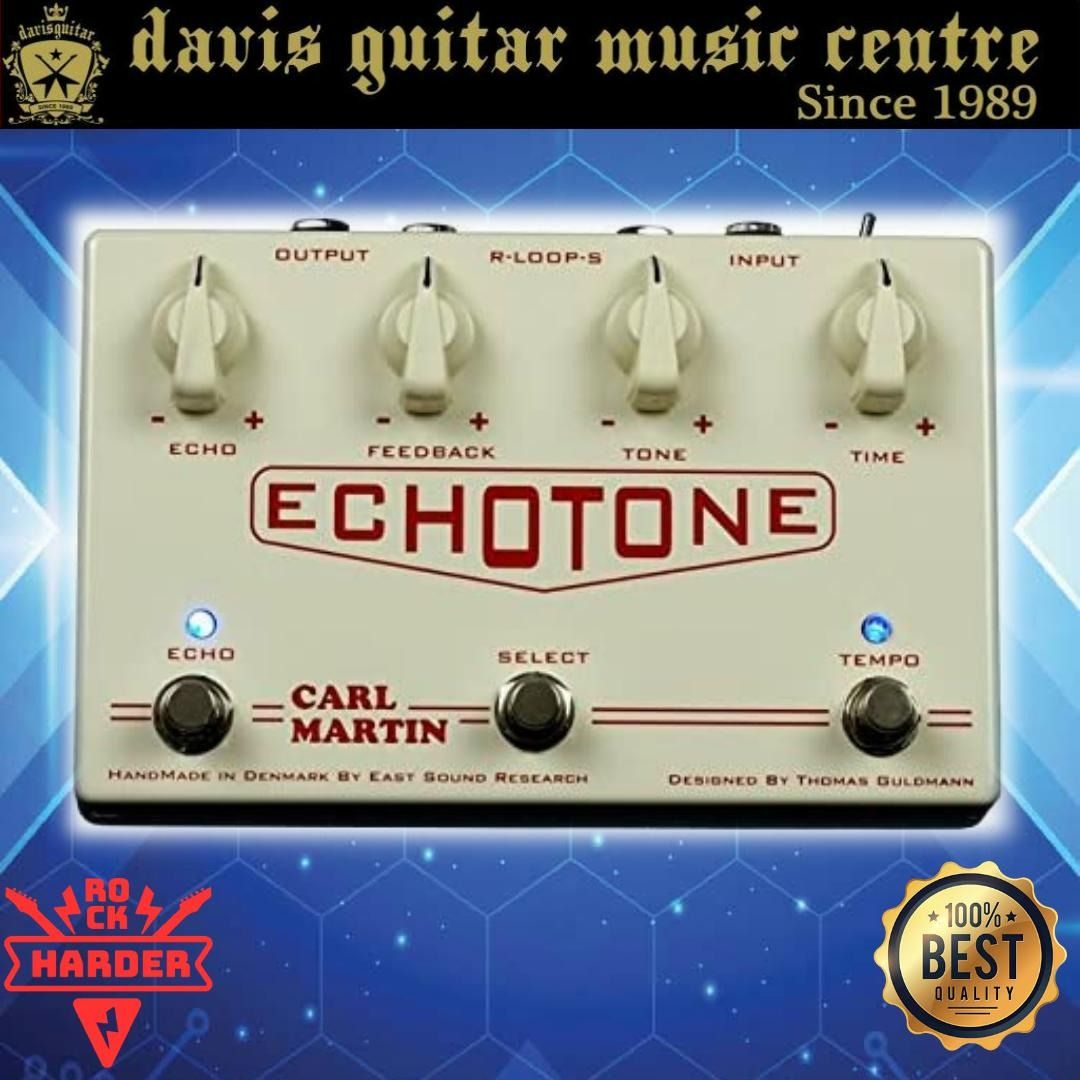 Carl Martin Echo tone Guitar Effect Pedal Made In Denmark, Hobbies & Toys, Music & Media, Music ...