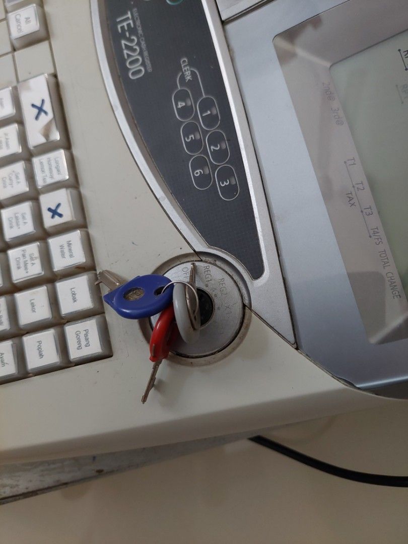 Casio TE-2200 cash register, Computers & Tech, Office & Business ...