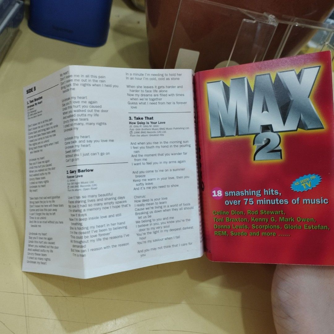 (Cassette) MAX 2, Hobbies & Toys, Music & Media, CDs & DVDs on Carousell