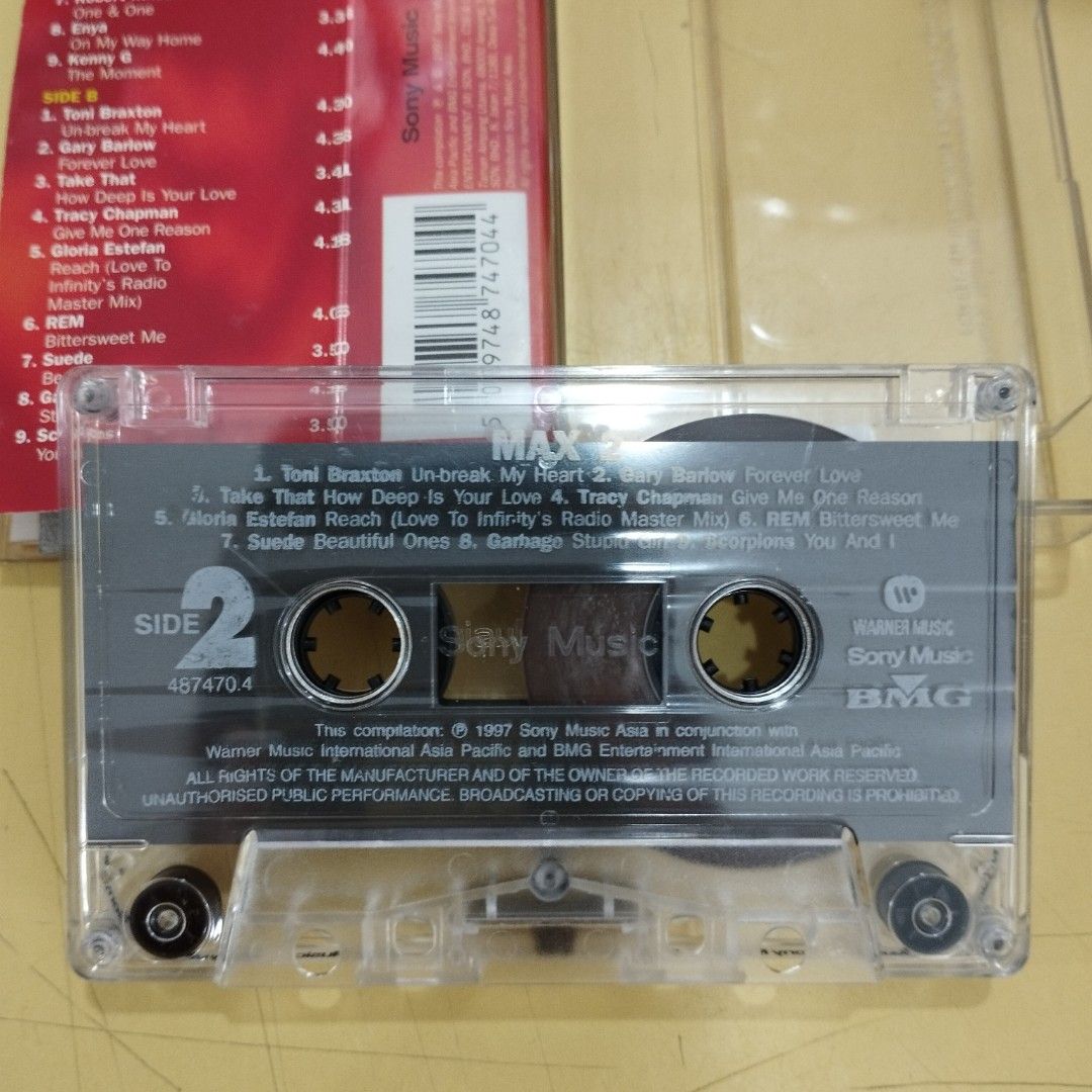(Cassette) MAX 2, Hobbies & Toys, Music & Media, CDs & DVDs on Carousell