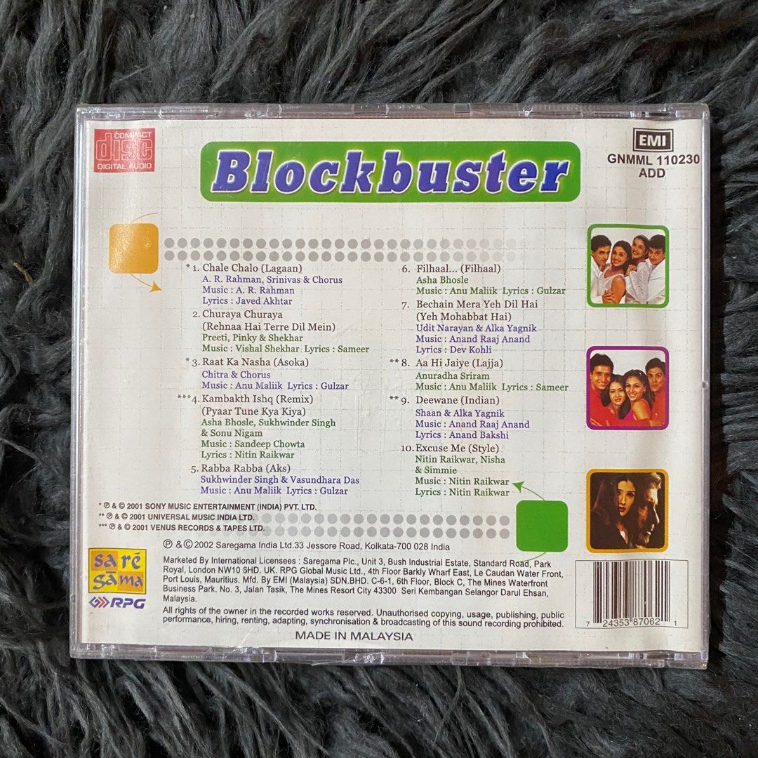 CD BLOCKBUSTER, Hobbies & Toys, Music & Media, CDs & DVDs on Carousell