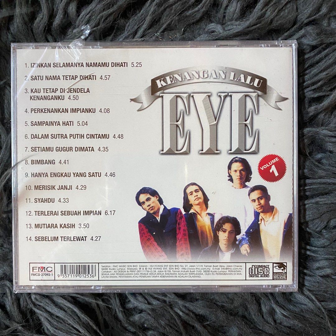 CD EYE Kenangan lalu vol 1, Hobbies & Toys, Music & Media, CDs & DVDs on Carousell