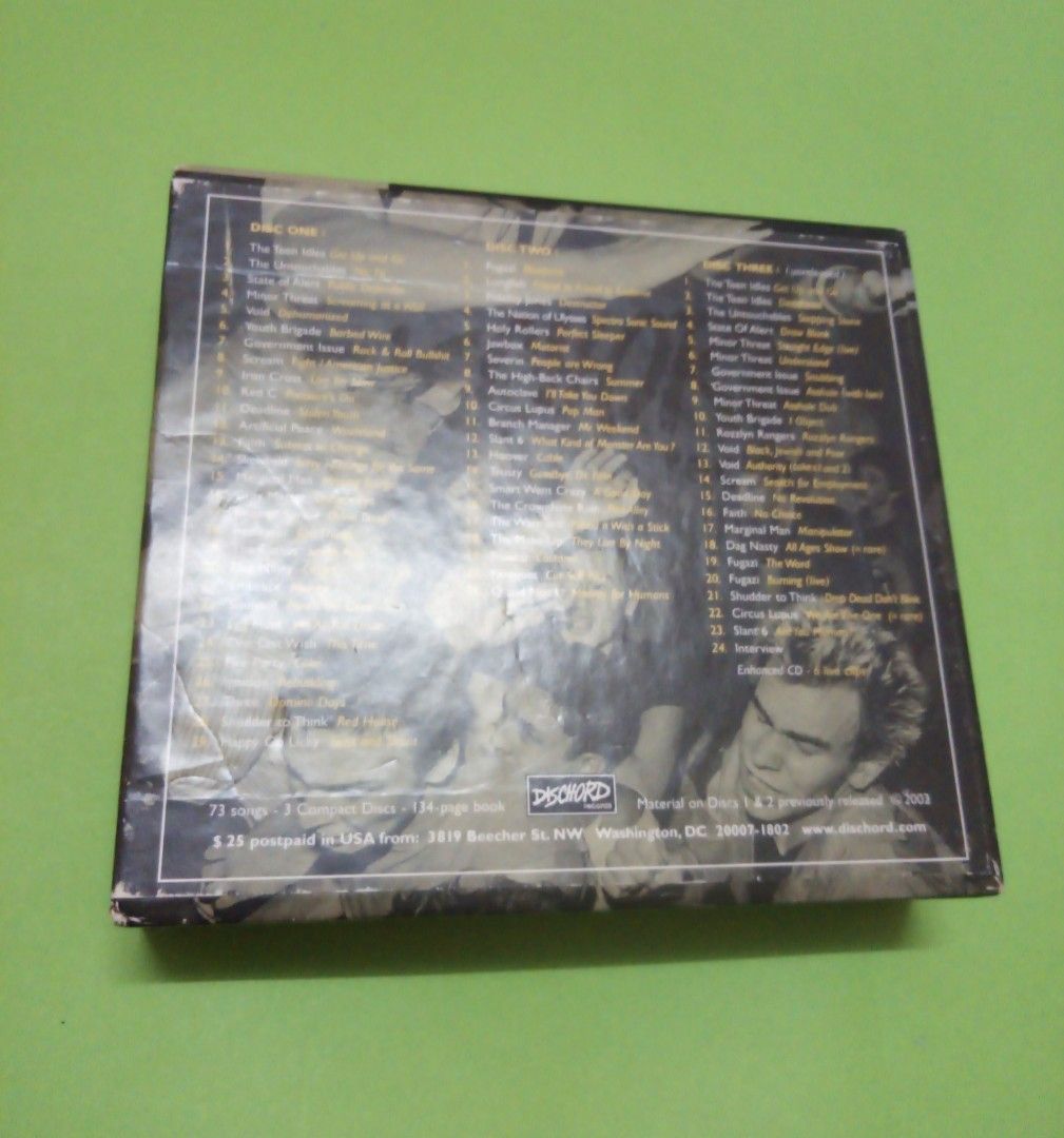 CD VARIOUS ARTISTS : 20 YEARS OF DISCHORD ALBUM (2002, 3xCD) POST HARDCORE MINOR THREAT TEEN ...