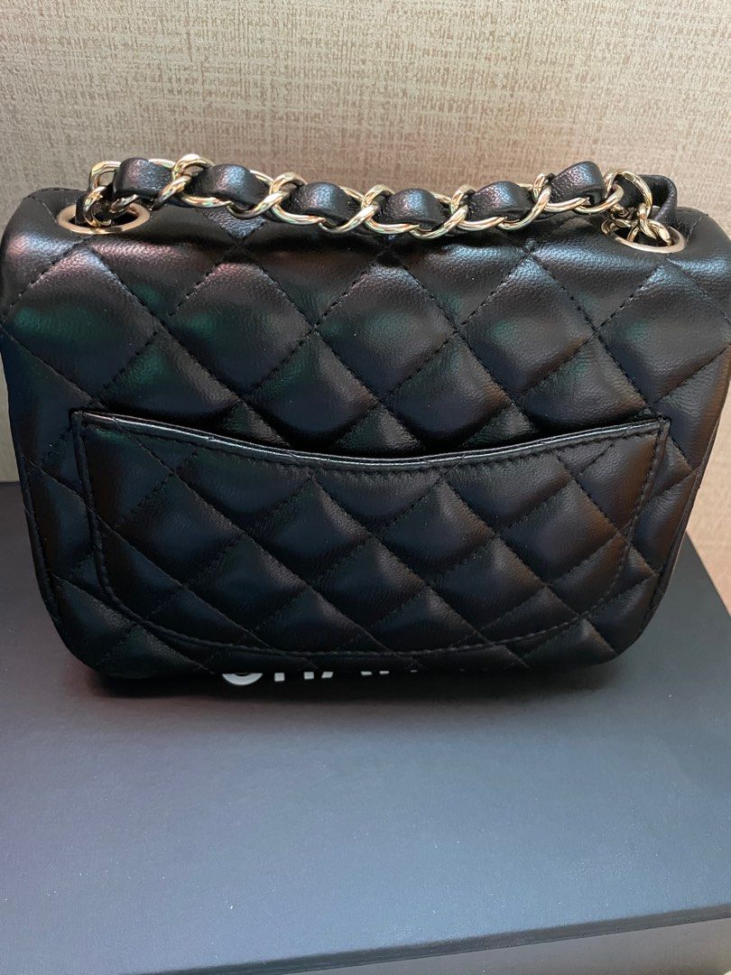 Chanel Mini CF 17 cm, 名牌, 手袋及銀包 - Carousell