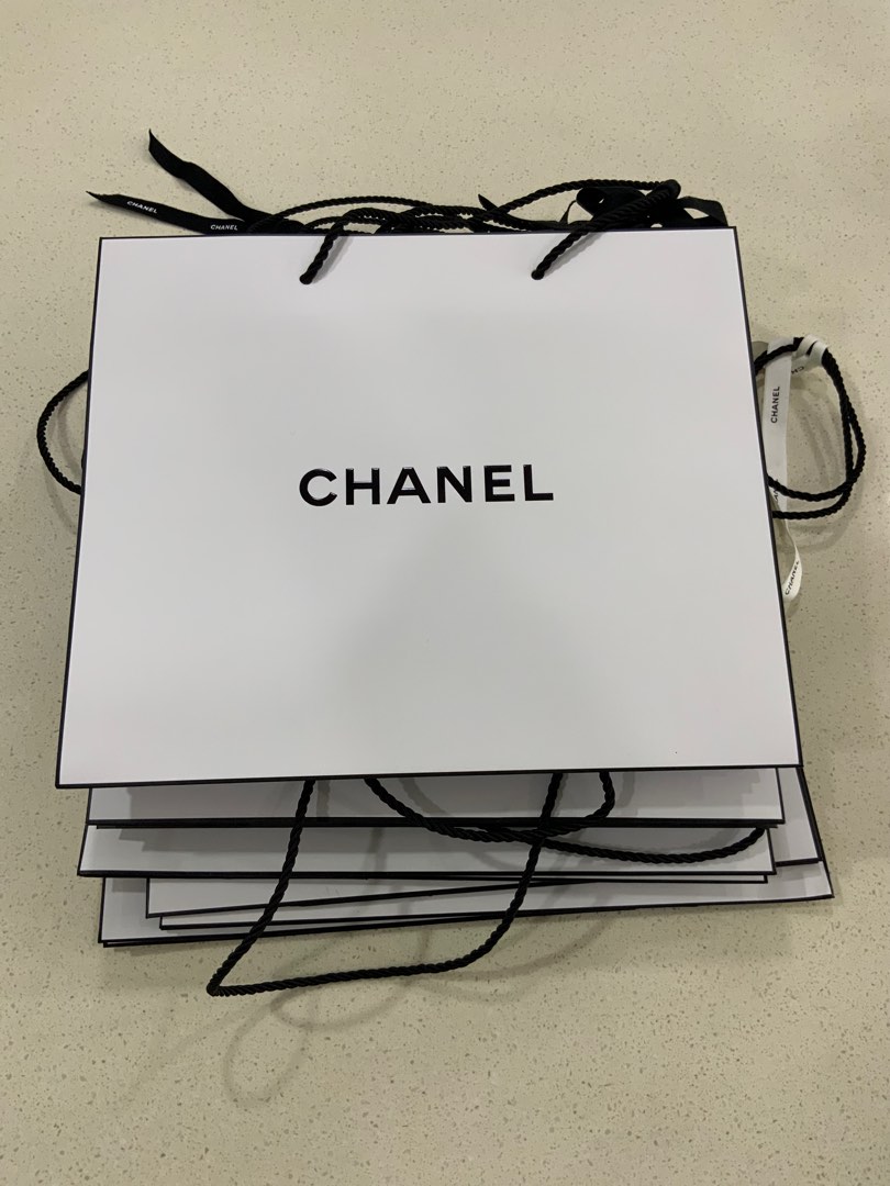 Chanel paper bag, Luxury, Accessories on Carousell
