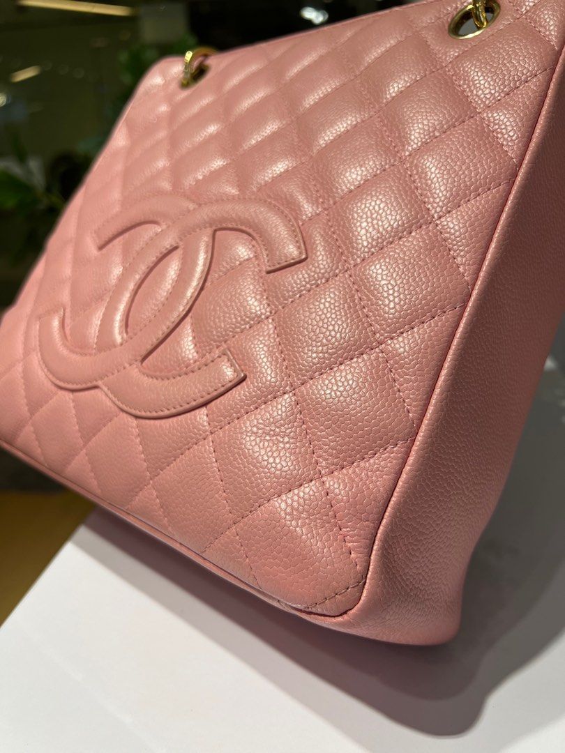 CHANEL PST VINTAGE SAKURA PINK CAVIAR 24K GHW, Luxury, Bags & Wallets ...
