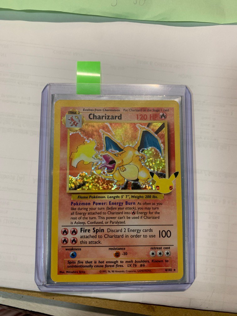 Charizard 25th Anniversary, Hobbies & Toys, Toys & Games on Carousell