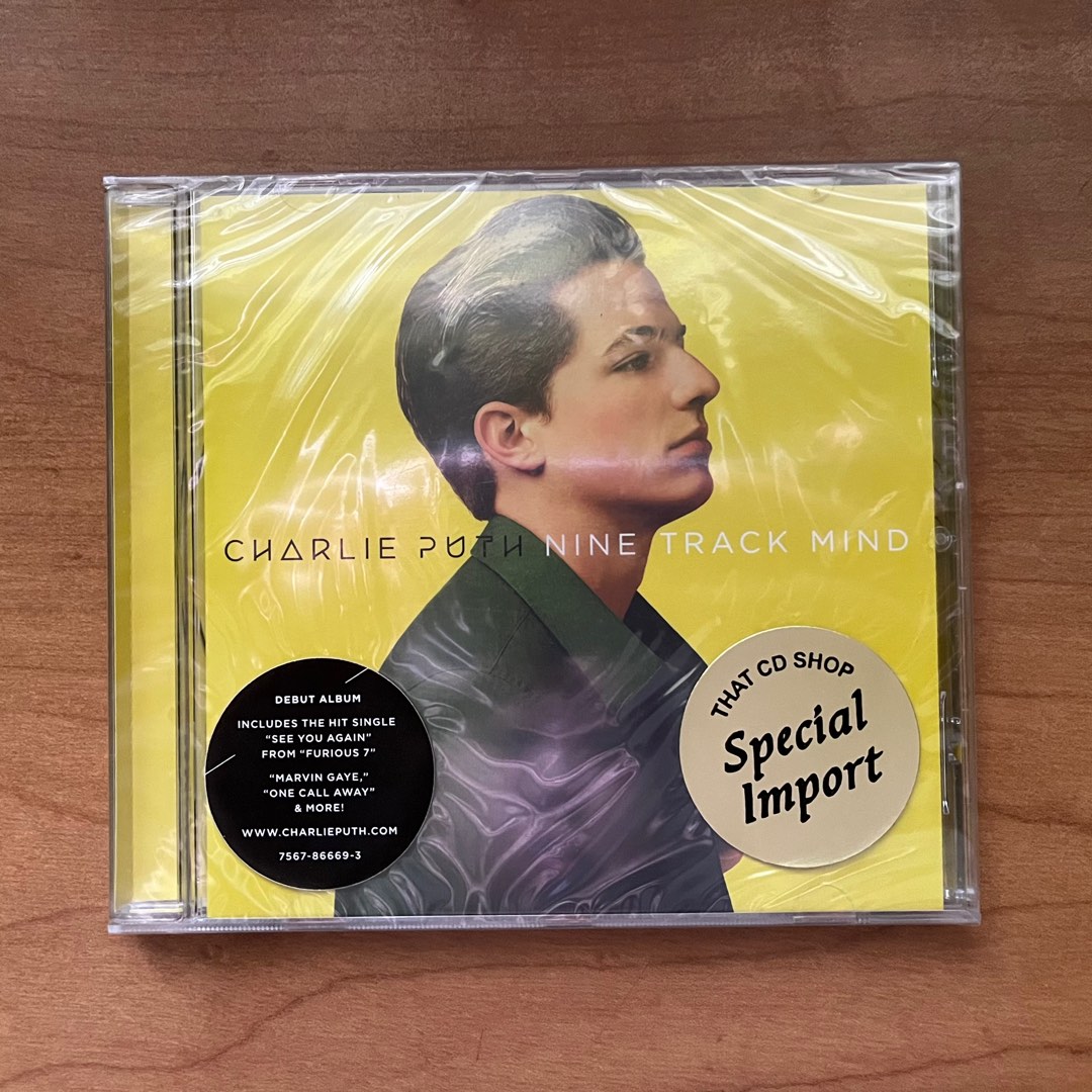 Charlie Puth Nine Track Mind Debut Album Cd, Hobbies & Toys, Music ...