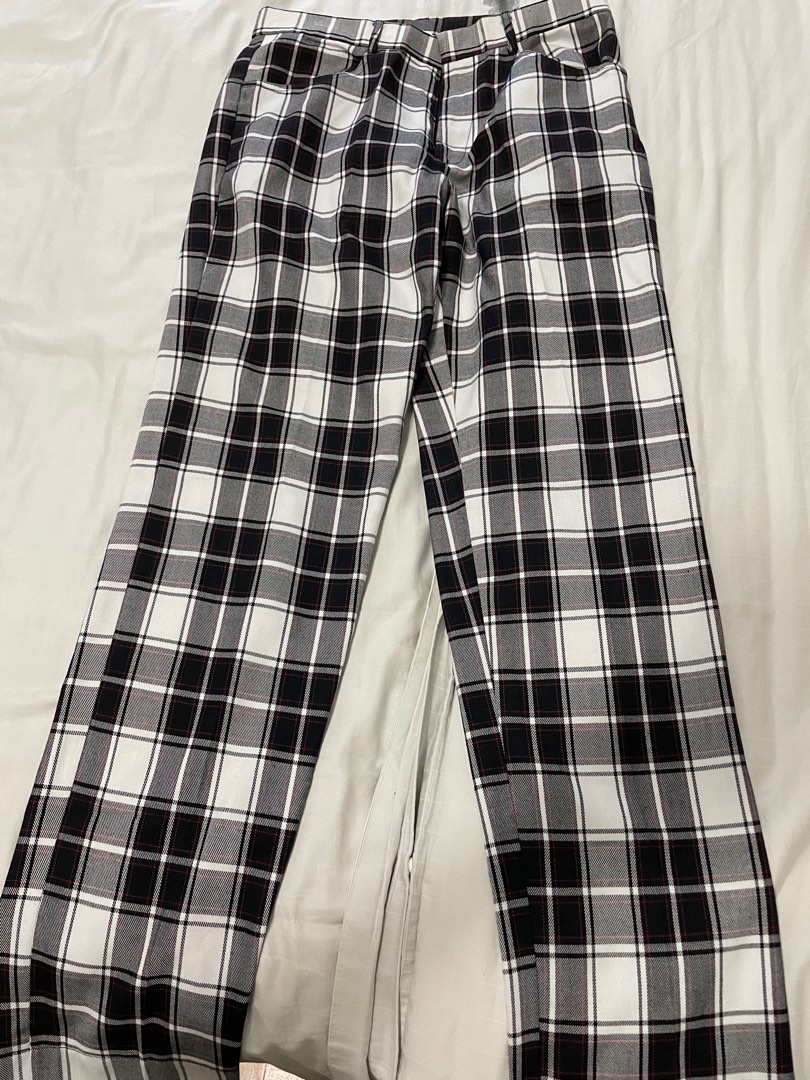 Checkered Pants, Men's Fashion, Bottoms, Trousers on Carousell
