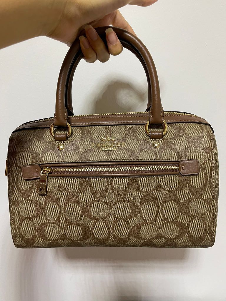 Coach Classic Handbag with Zipper (Brown), Luxury, Bags & Wallets on ...