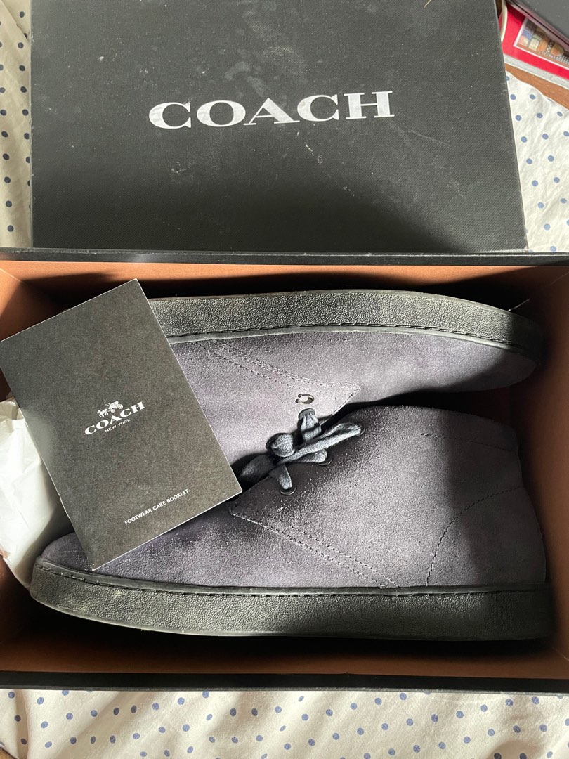 Coach suede shoes, Men's Fashion, Footwear, Casual Shoes on Carousell