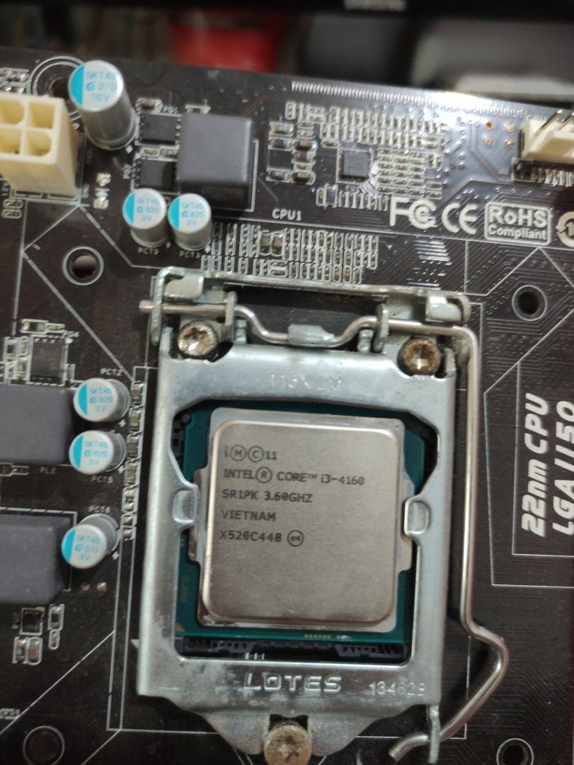 Cpu + motherboard, Computers & Tech, Parts & Accessories, Computer ...